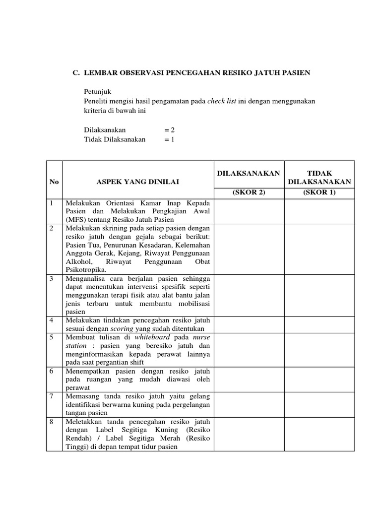 Contoh Lembar Observasi Ptk Paud Lembar Observasi - Contoh Karya Ilmiah Contoh Lembar Observasi Ptk Paud Lembar Observasi - Contoh Karya Ilmiah