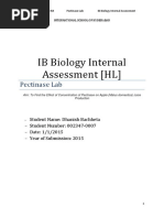 Example IB Biology IA | PDF | Germination | Seed