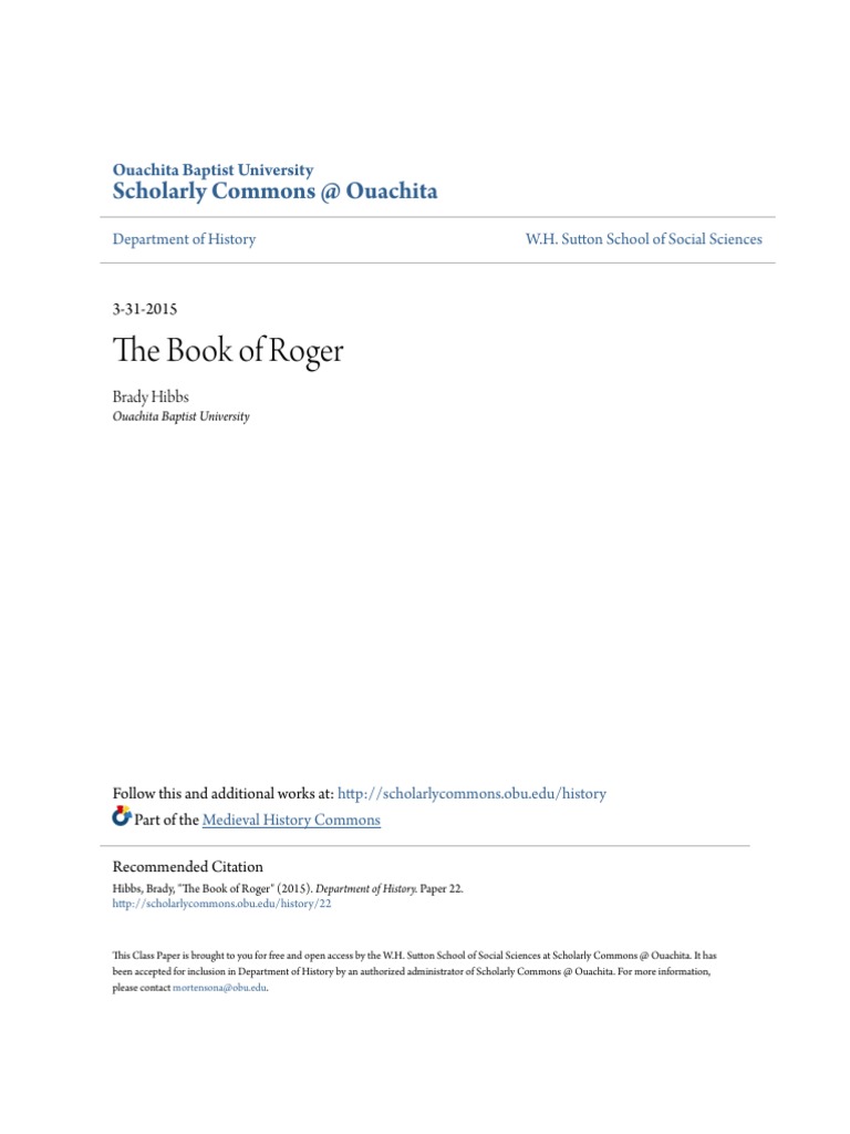 The Book of Roger | PDF | Geography | Cartography