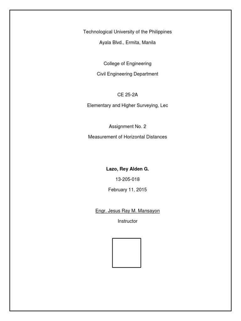 Measurement of Horizontal Distances | PDF | Kilogram | Trigonometric ...