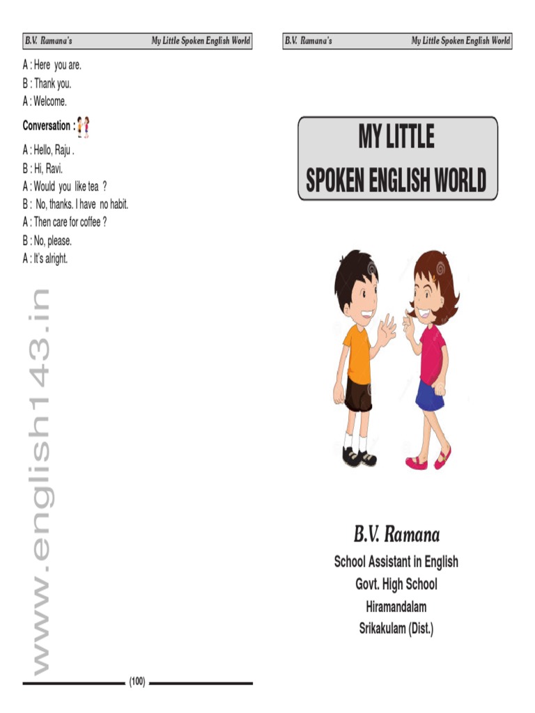 Teaching the Importance of Spoken English Skills | PDF | Languages