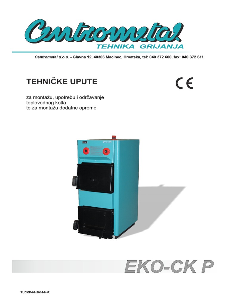 Centrometal EKO CK P 14 60 KW Kotlovi Za Centralno Grijane Tehnicke ...