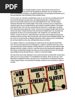Orwell's 1984: Dystopia and Control | PDF | George Orwell
