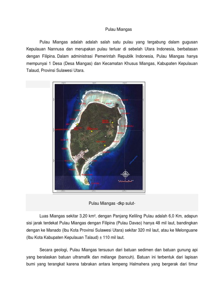 Pulau Miangas | PDF