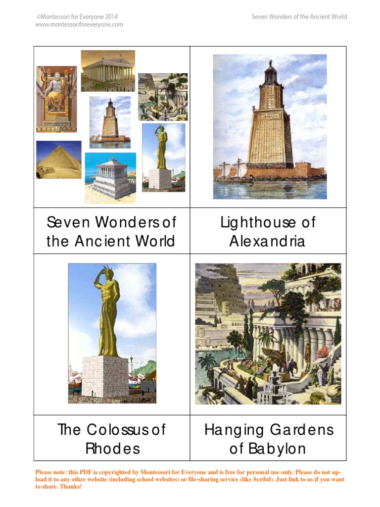 Seven Wonders of Ancient World | PDF