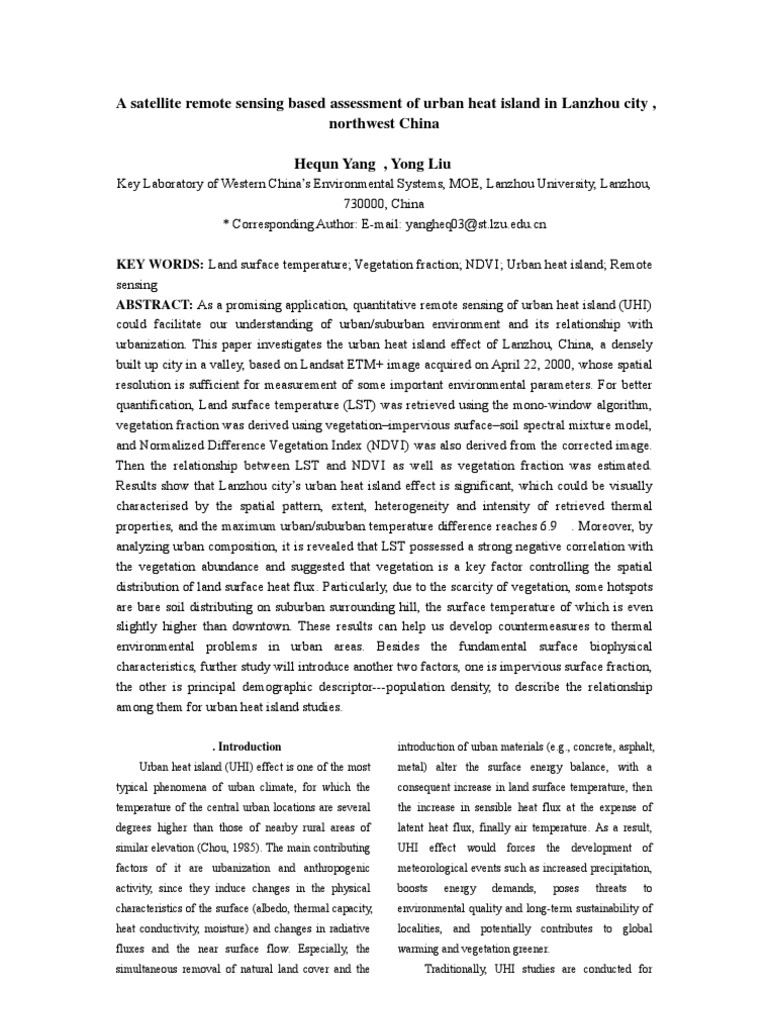 Remote | PDF | Earth Sciences | Physical Geography