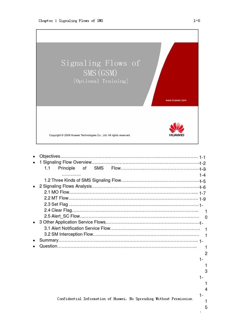 SMS Signaling Flow Analysis in GSM | PDF | Telecommunications | Mobile ...