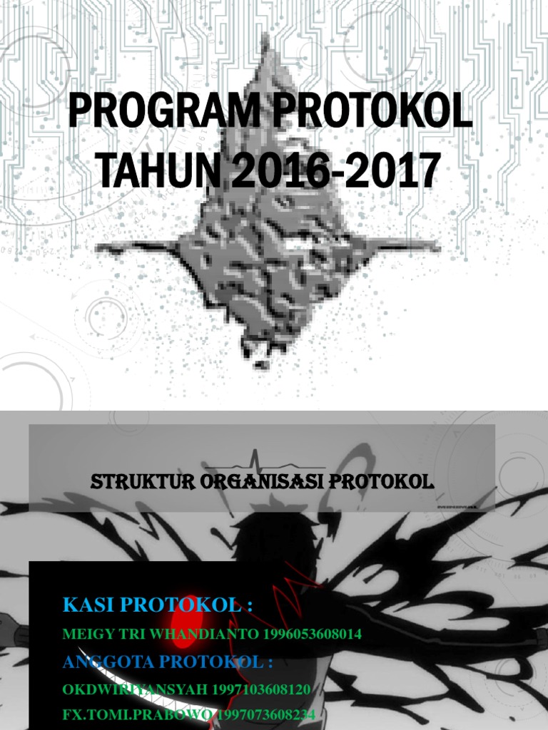 Program Protokol | PDF | Bisnis | Kajian Bahasa Asing