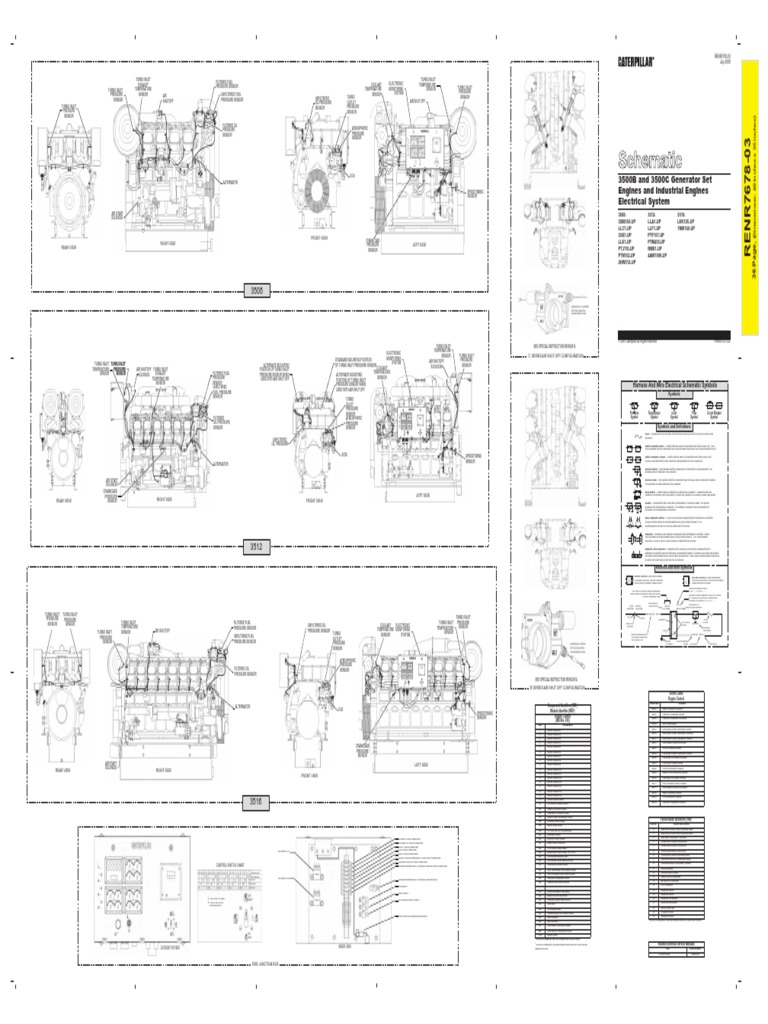 3512 Scematic | PDF | Switch | Turbocharger