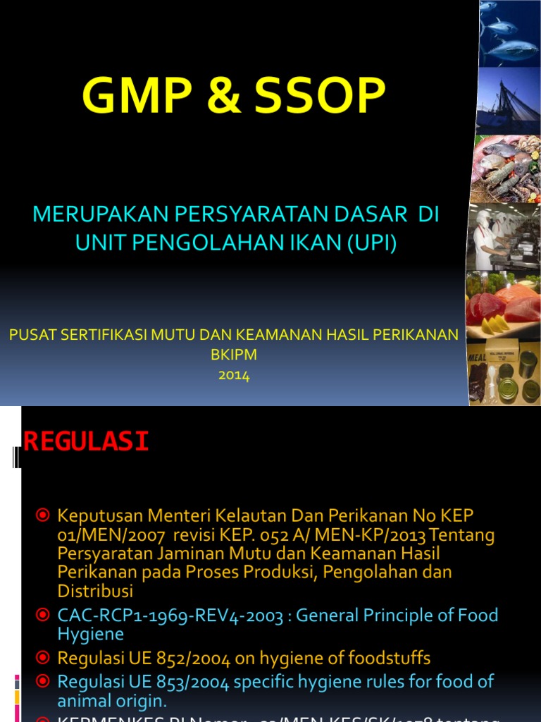 GMP Ssop | PDF