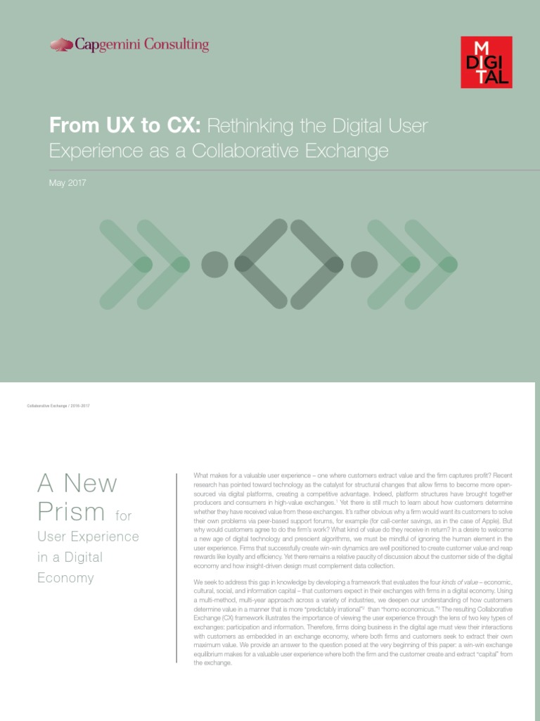 Mit CX Research Report 2017 | PDF | Customer Experience | Social Media