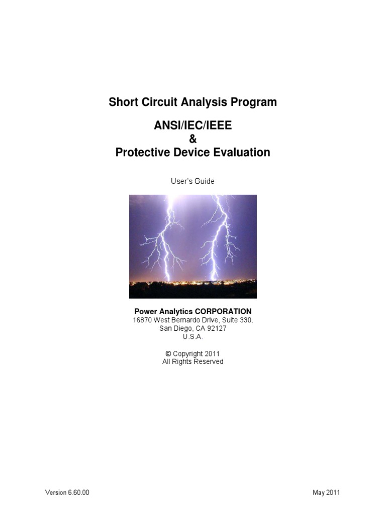 3 Phase Short-Circuit PDF | PDF | Electrical Impedance | Fuse (Electrical)