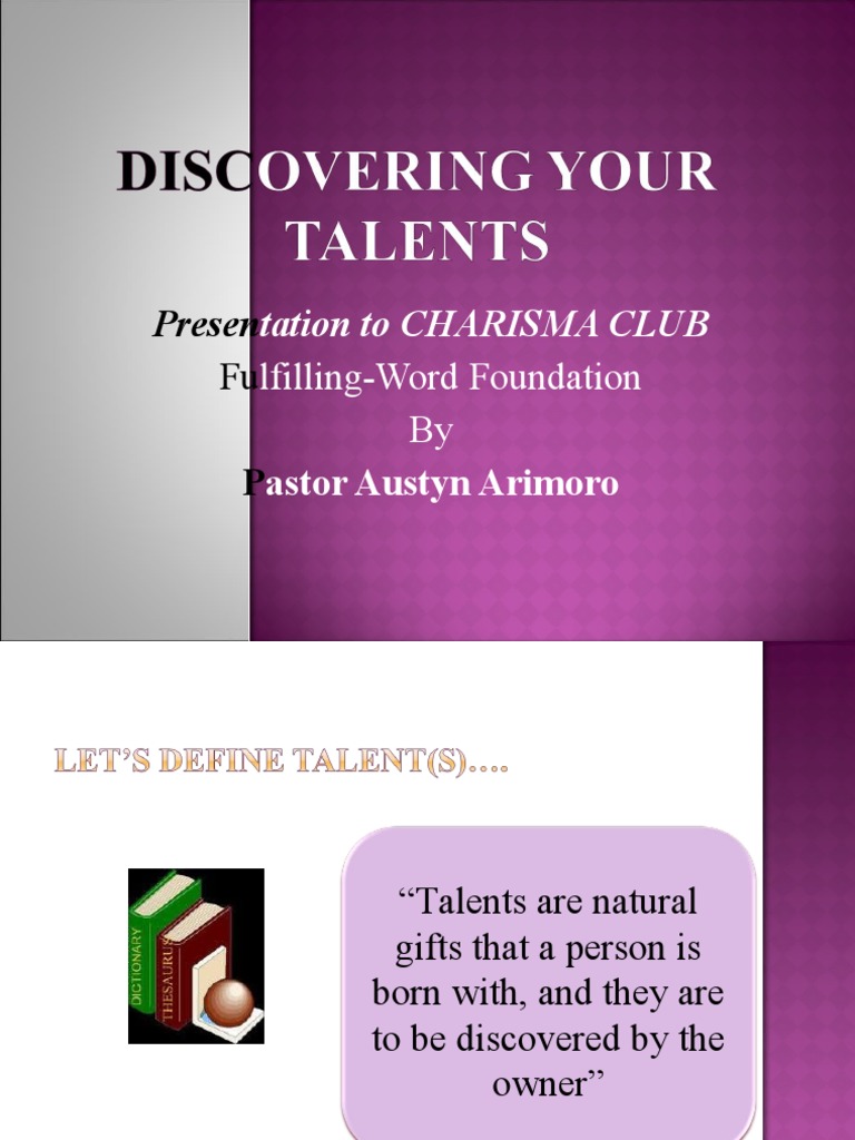 Discover Your Talent | PDF