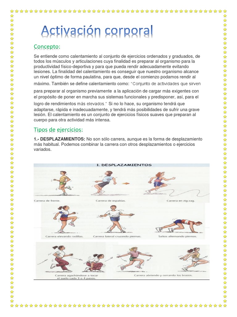 Activación Corporal | PDF | Naturaleza | Bienestar