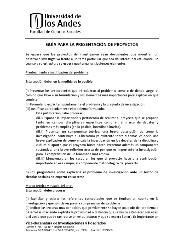 Data-Anexo 15 Guia para La Presentacion de Proyectos | PDF | Presupuesto | Science