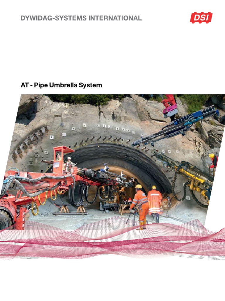 At Pipe Roof Umbrella System en | PDF | Pipe (Fluid Conveyance) | Drill