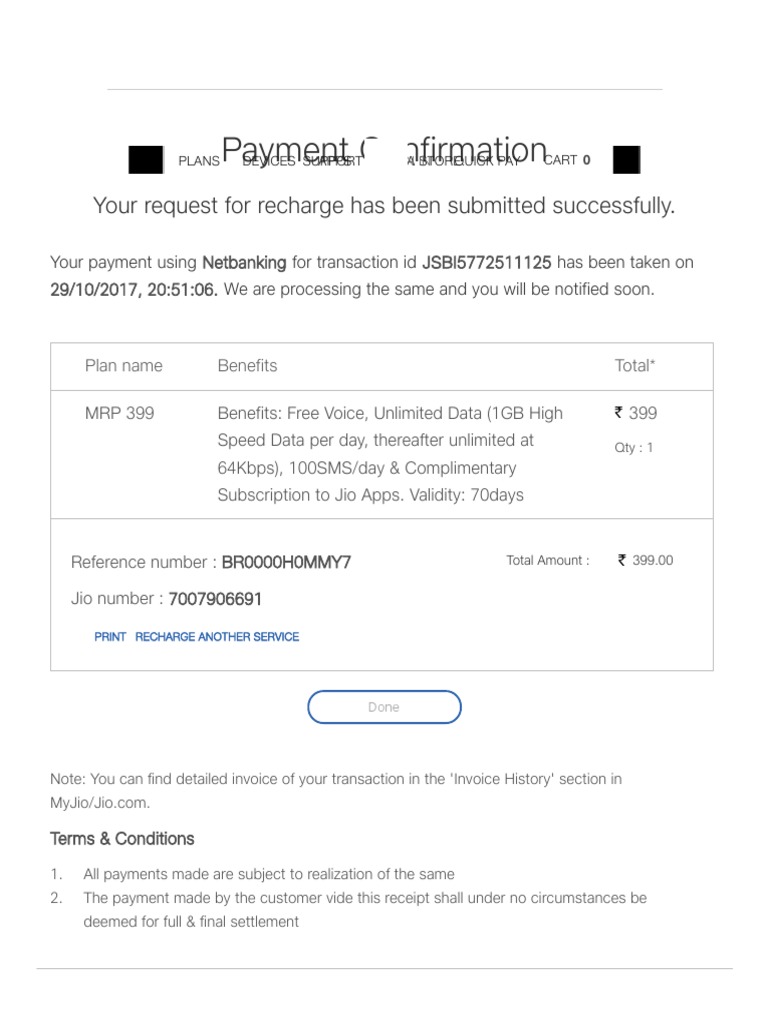 Transaction Confirmation | PDF