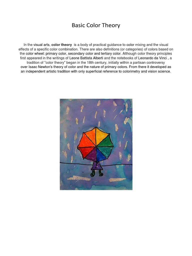 Color Theory | PDF | Color | Experimental Psychology