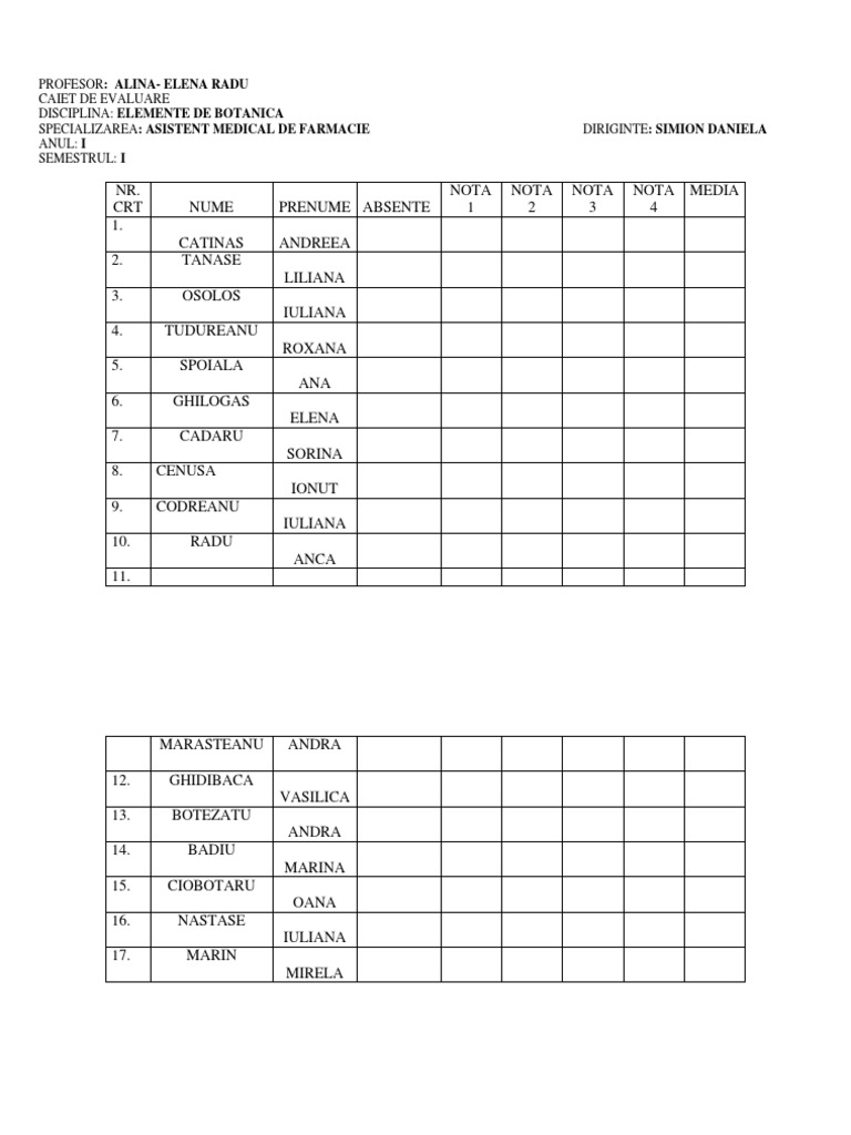 Botanica Amf 1 | PDF