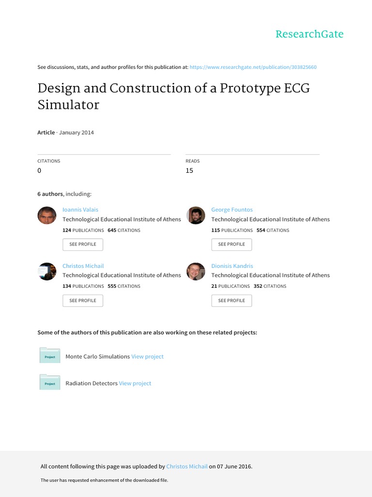 50 Valais EJST | PDF | Electrocardiography | Electrical Engineering