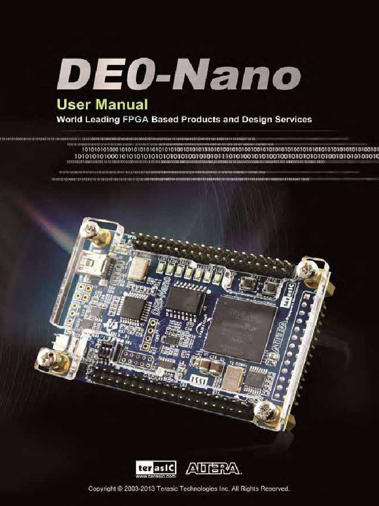 Fpga De0-Nano User Manual PDF | PDF | Field Programmable Gate Array | Usb