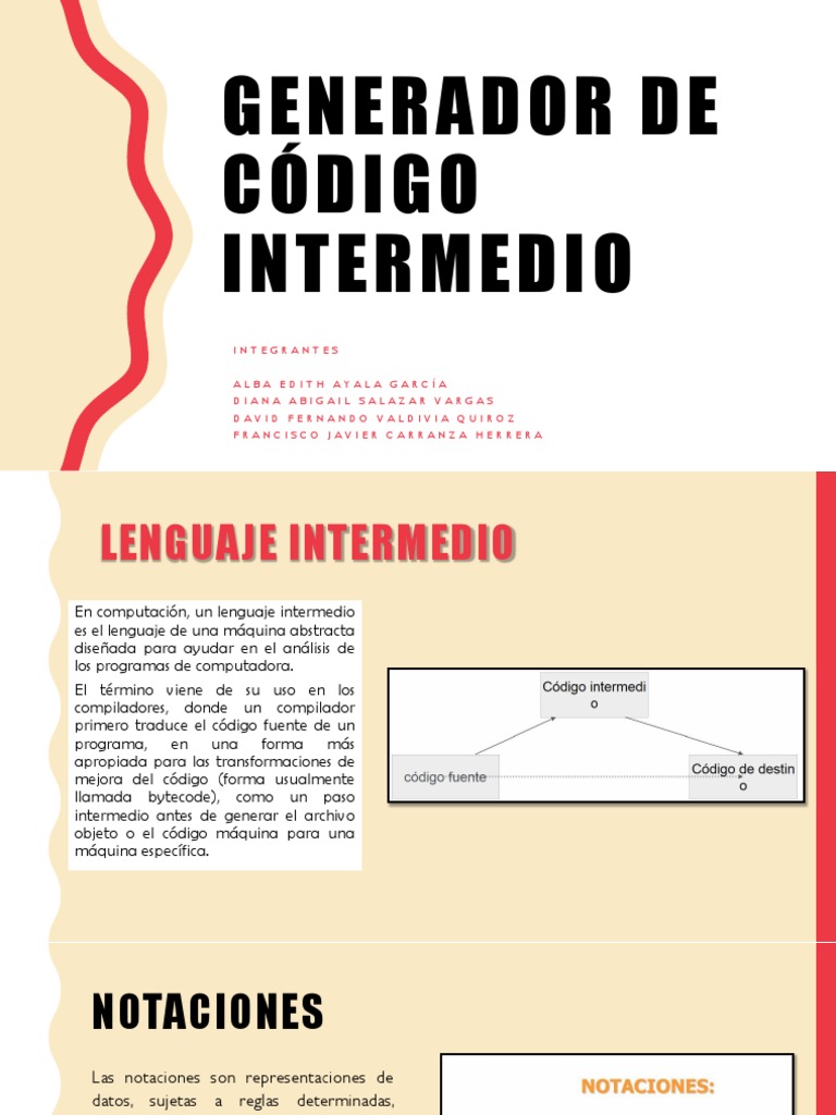 Generador de Código Intermedio | PDF | Compilador | Lenguaje ensamblador
