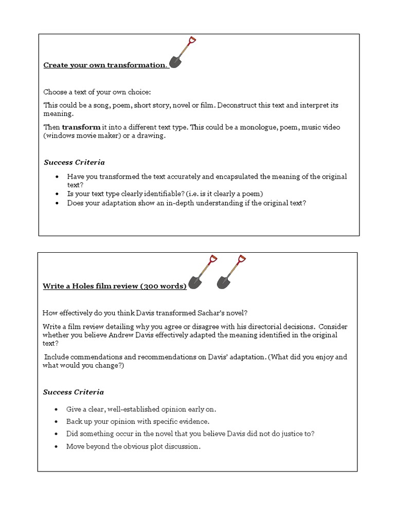 Extension Activities | PDF