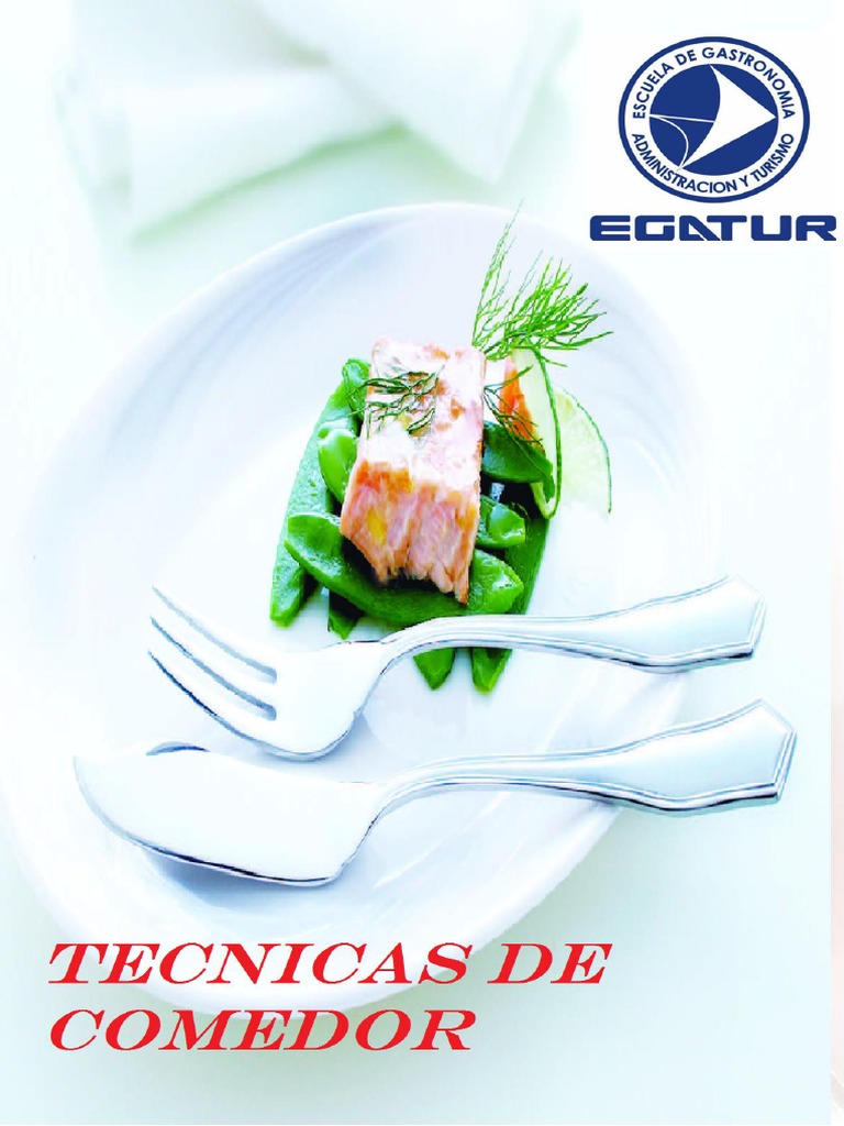Libro Tecnicas de Comedor | PDF | Cuchillería | Comedor