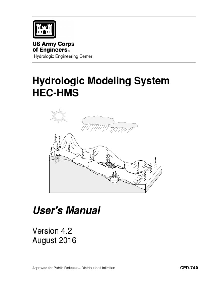 HEC-HMS Users Manual 4.2 | PDF | Flood | Hydrology
