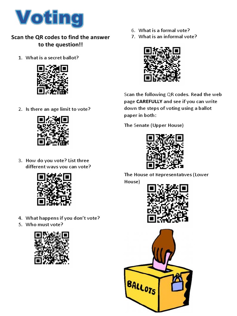 QR Codes Voting | PDF