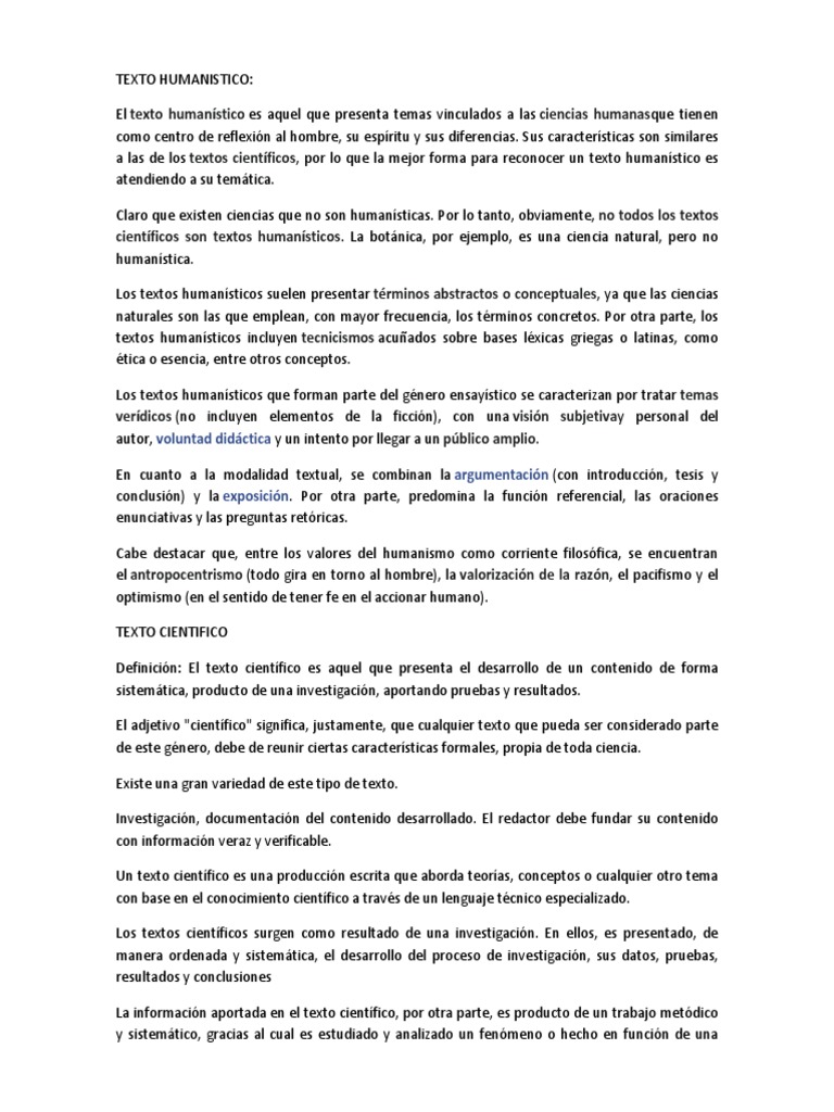 Texto Humanistico | PDF | Jerarquía | Science