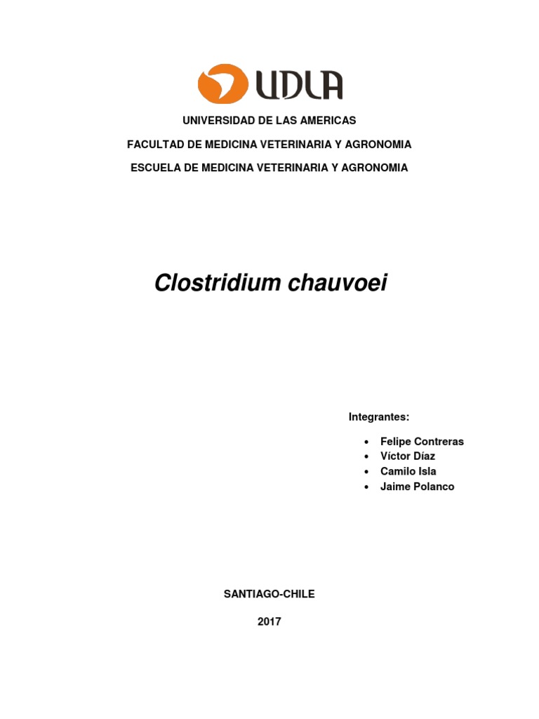 Clostridium Chauvoei | PDF | Ántrax | Inmunología