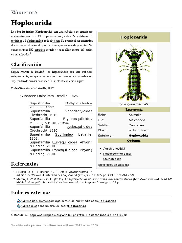 Crustaceos Pdf