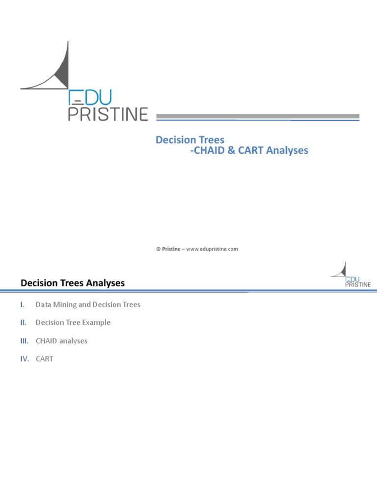 1 - Chaid and Cart | PDF | Statistical Classification | Analysis