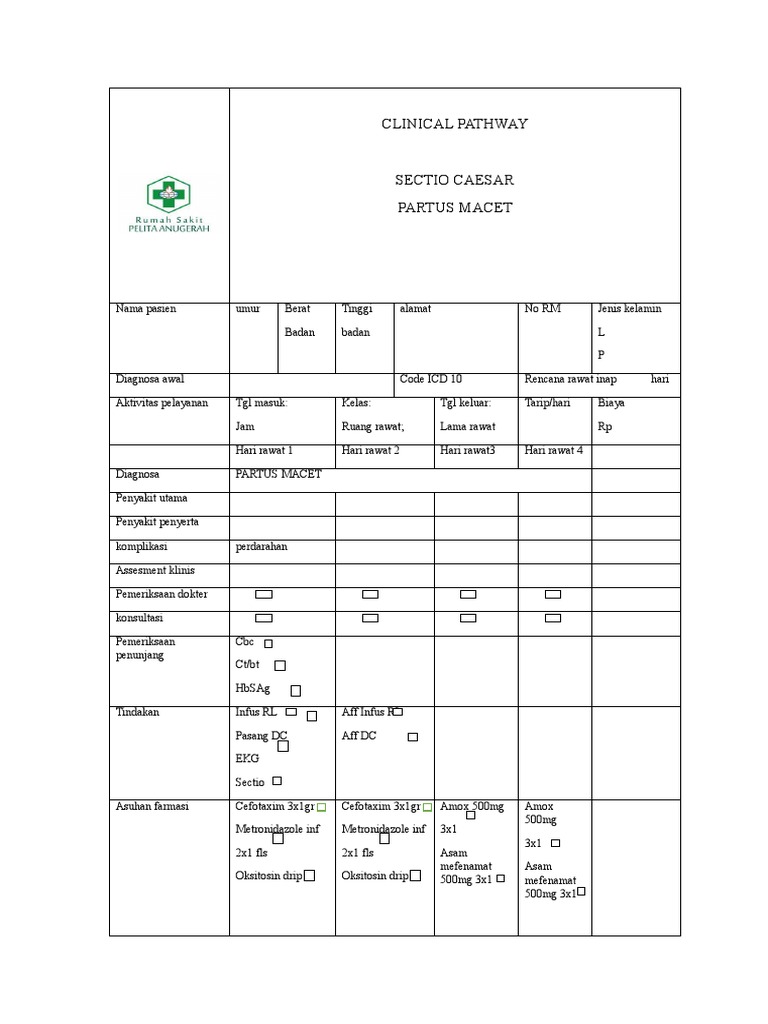 Pathway Penanganan Partus Macet | PDF