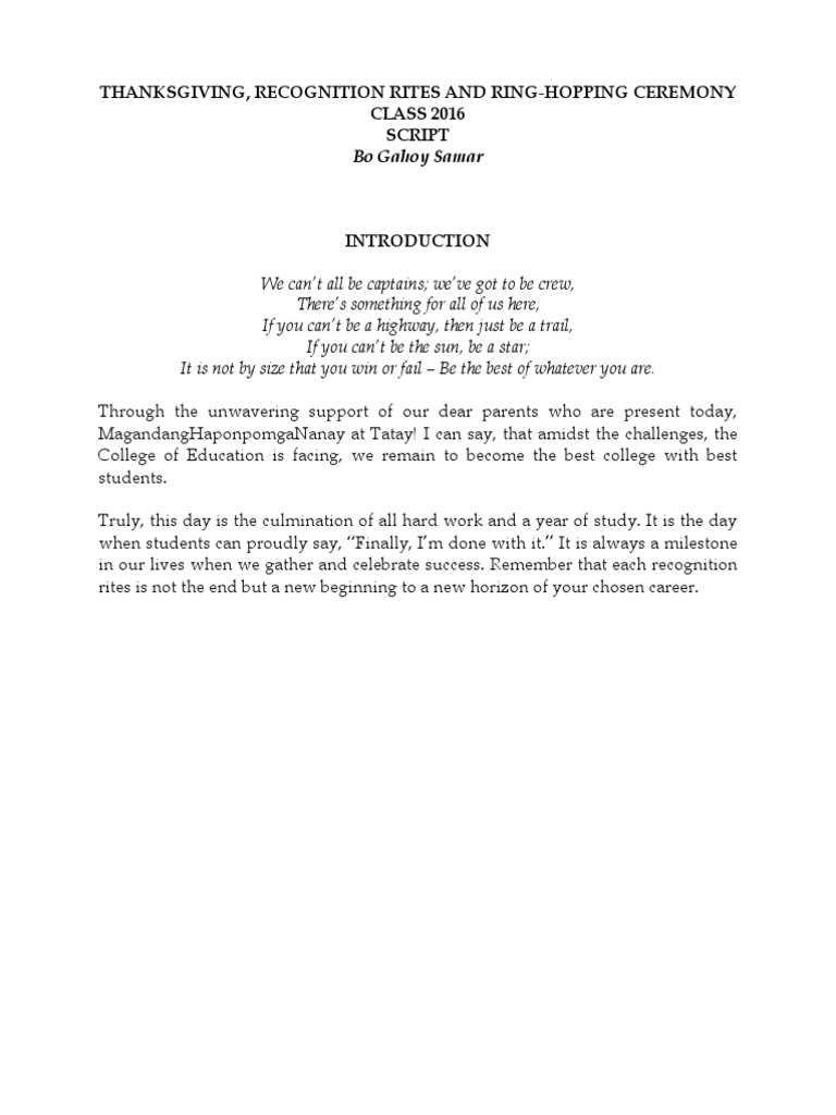 Script Exit Conference | PDF | Academia | Further Education