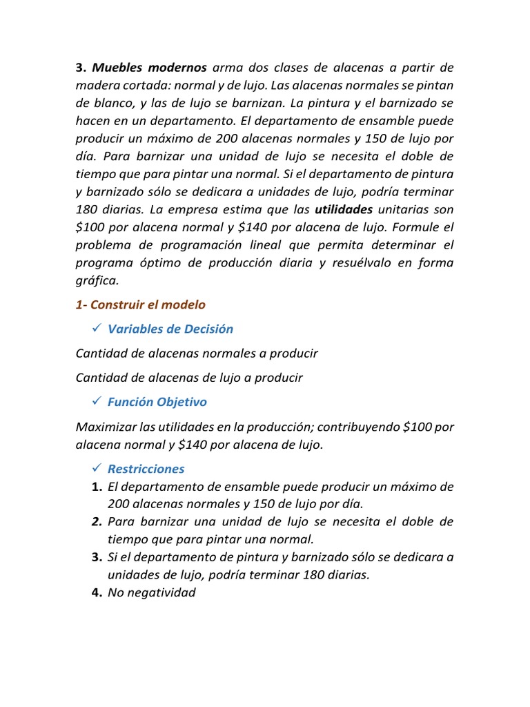 Programación Lineal en PHPSimplex | PDF