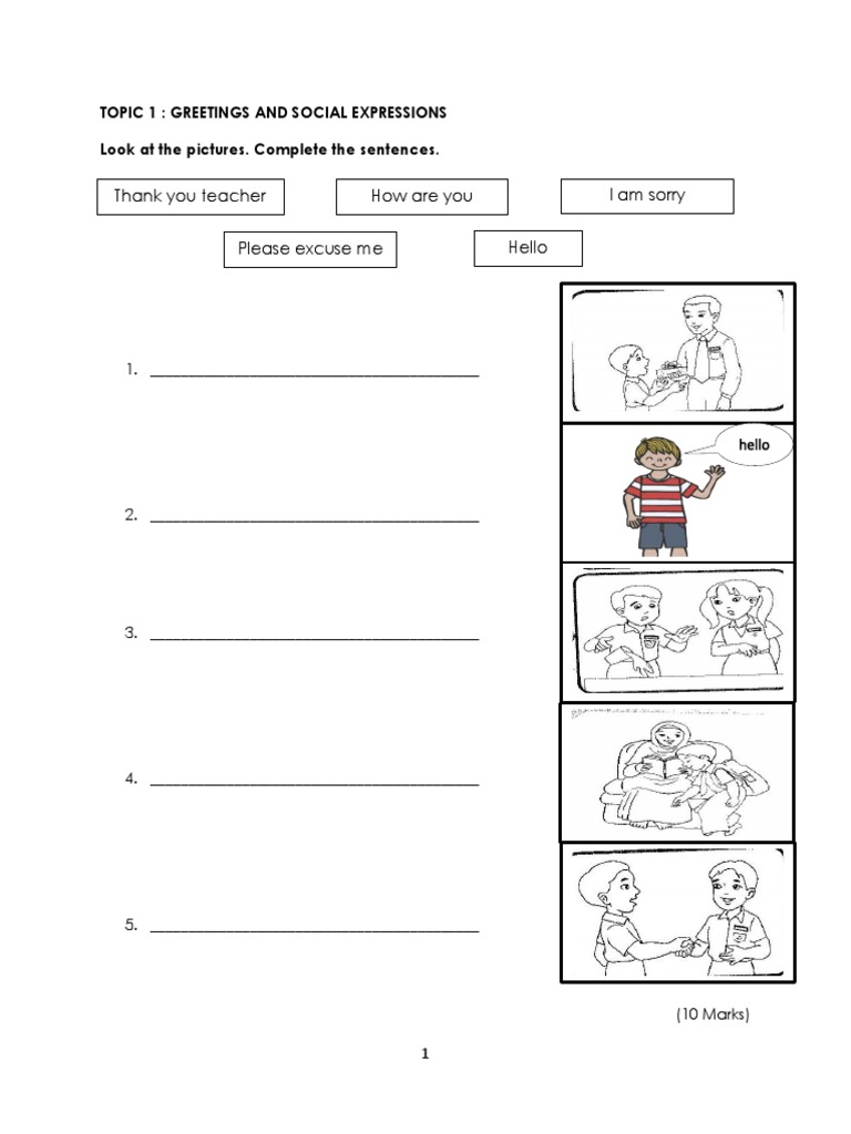 Soalan Exam Bi Tahun 3 | PDF