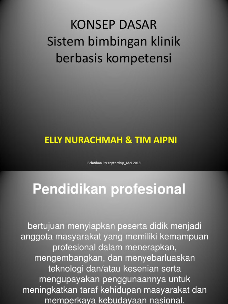 3.konsep Dasar Preceptorship | PDF