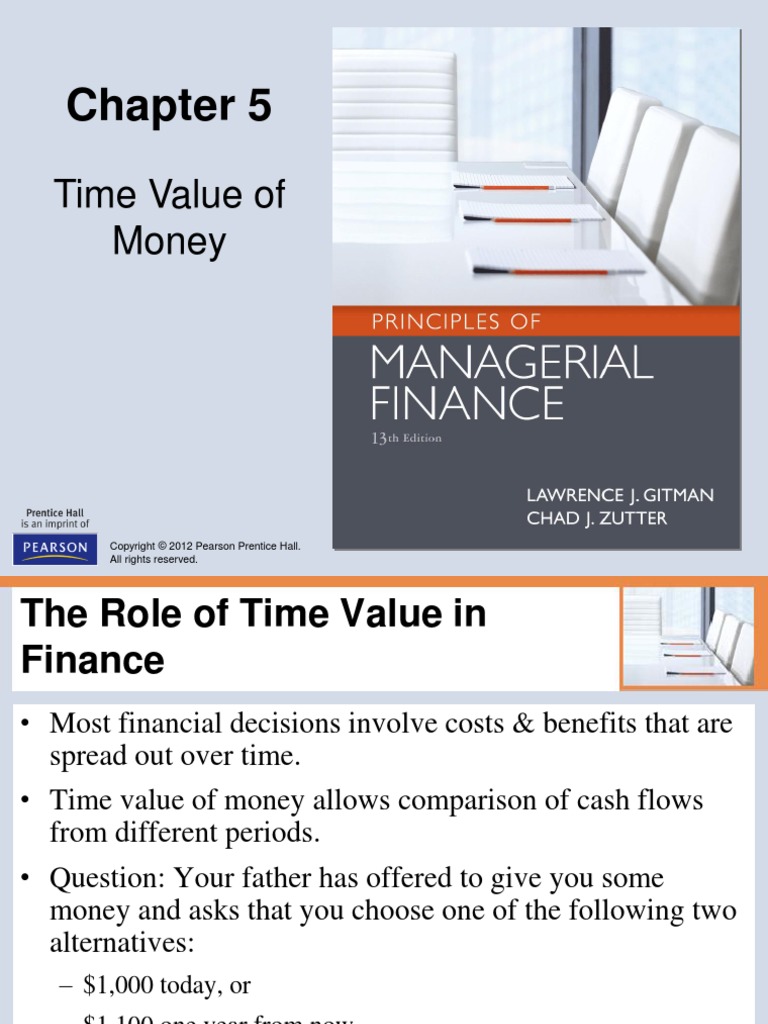 Gitman pmf13 ppt05 | PDF | Present Value | Loans