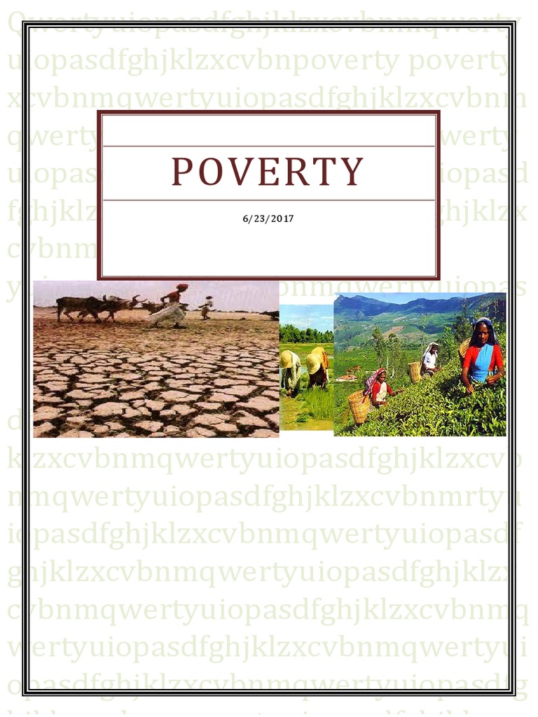 Poverty | PDF | Poverty Reduction | Poverty