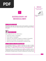 Cyanmethemoglobin Method for Hb Estimation | PDF | Hemoglobin | Anemia