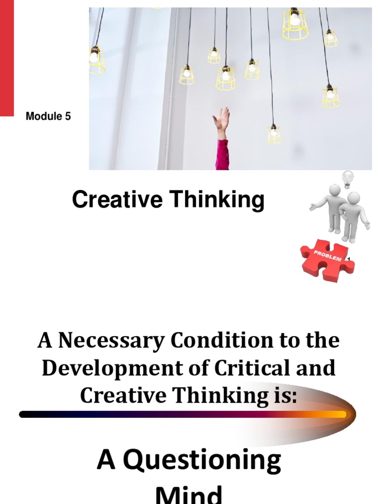 Corporate Slide Master: Creative Thinking | PDF | Creativity | Thought