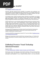 MAWP Pipa Berdasarkan ASME B.31.4 | PDF