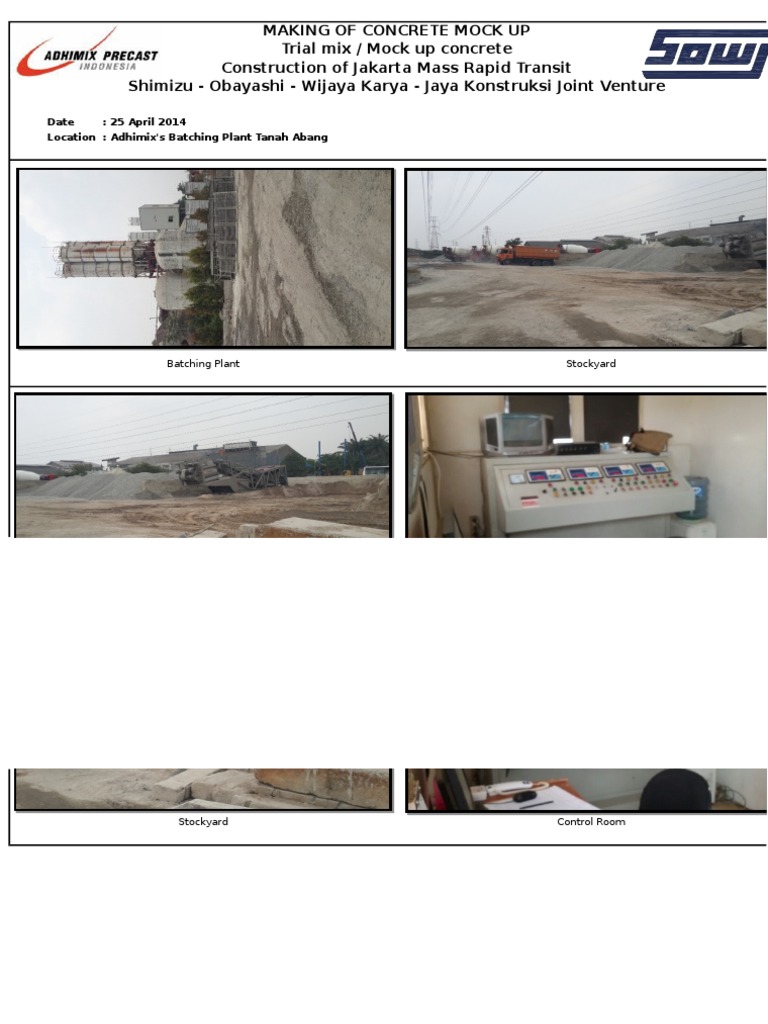 Adhimix Trial Mix Documentation | Concrete | Materials