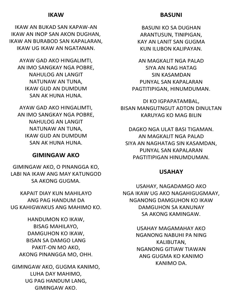 Bisayan Medley | PDF