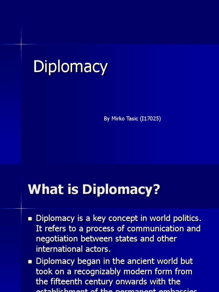 Diplomacy | PDF | Diplomacy | Cold War