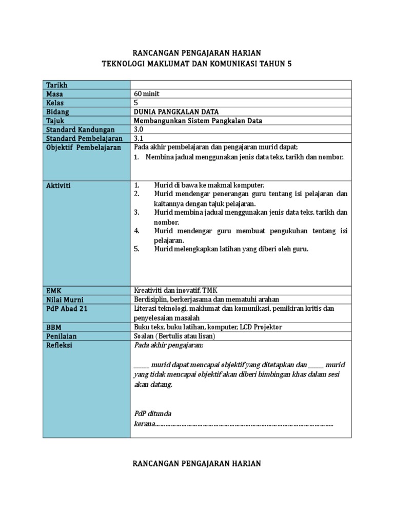 Membangunkan Sistem Pangkalan Data | PDF