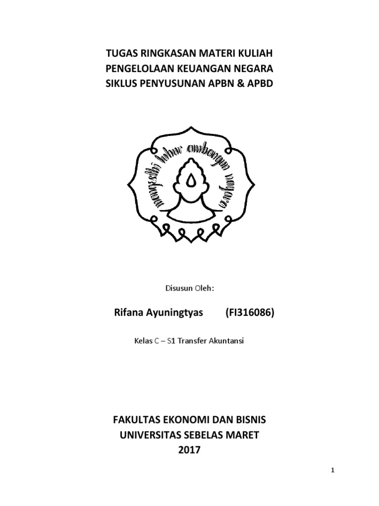 Siklus Penyusunan APBN & APBD | PDF