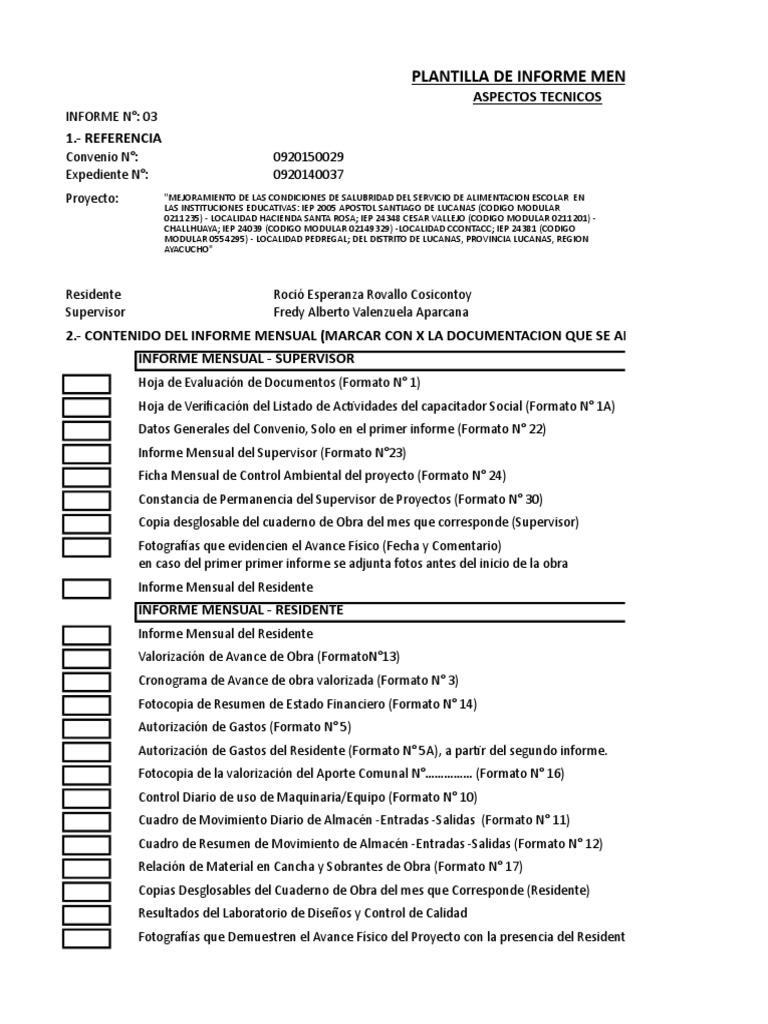 Plantilla de Informe Mensual | PDF | Business